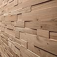 Oak Wall Cladding, 3D Wall Panels, Wooden Wall Design, Model OZO Rustic ...