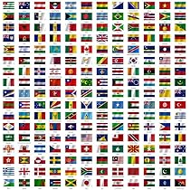 Flags Of The World With Names World Flags With Names Printable All