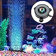 Supmaker Aquarium Air Stone Fish Tank Led Air Stone Bubble Light with 6 ...