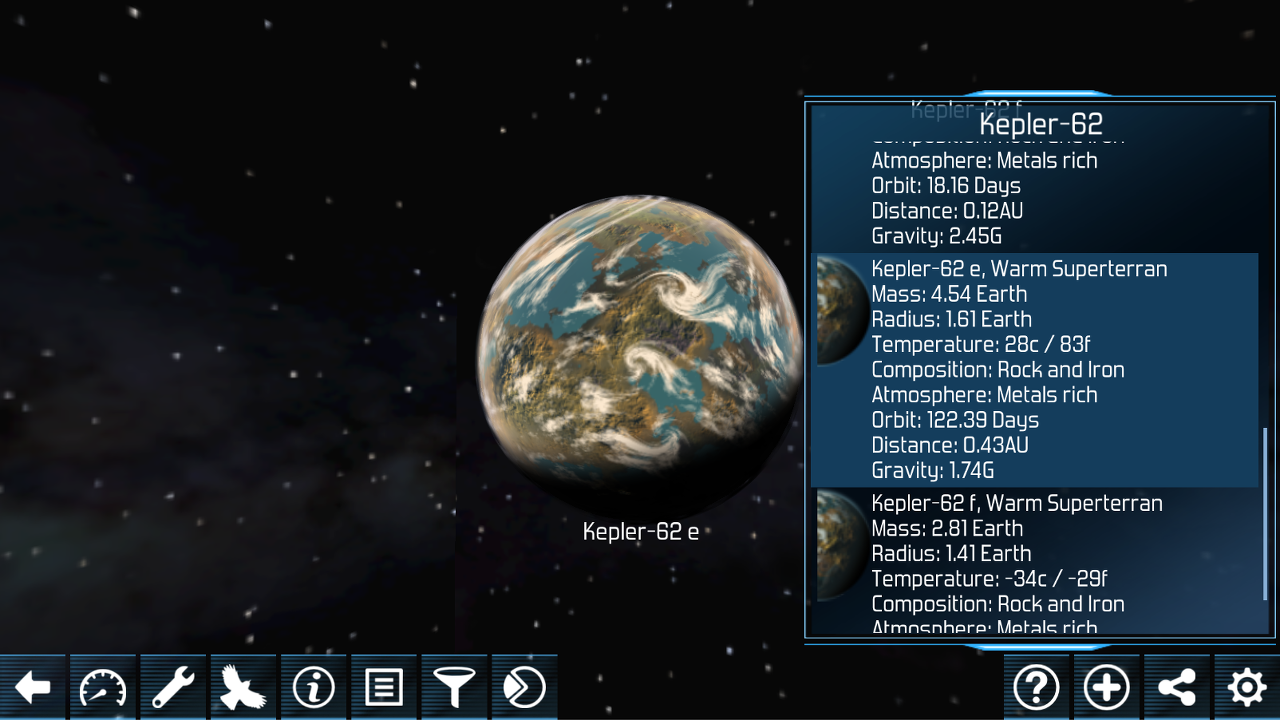 Exo planet Explorer - 3D space simulator: Amazon.fr: Appstore pour Android