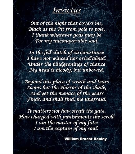 Invictus Poem Wallpaper