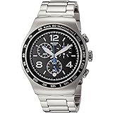 Swatch Herren Chronograph Quarz Uhr mit Edelstahl Armband YVS444G ...