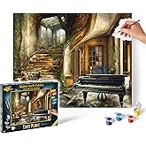 Schipper 609220776 Malen nach Zahlen, Rosenbäumchen rot - Bilder malen für Erwachsene, inklusive ...