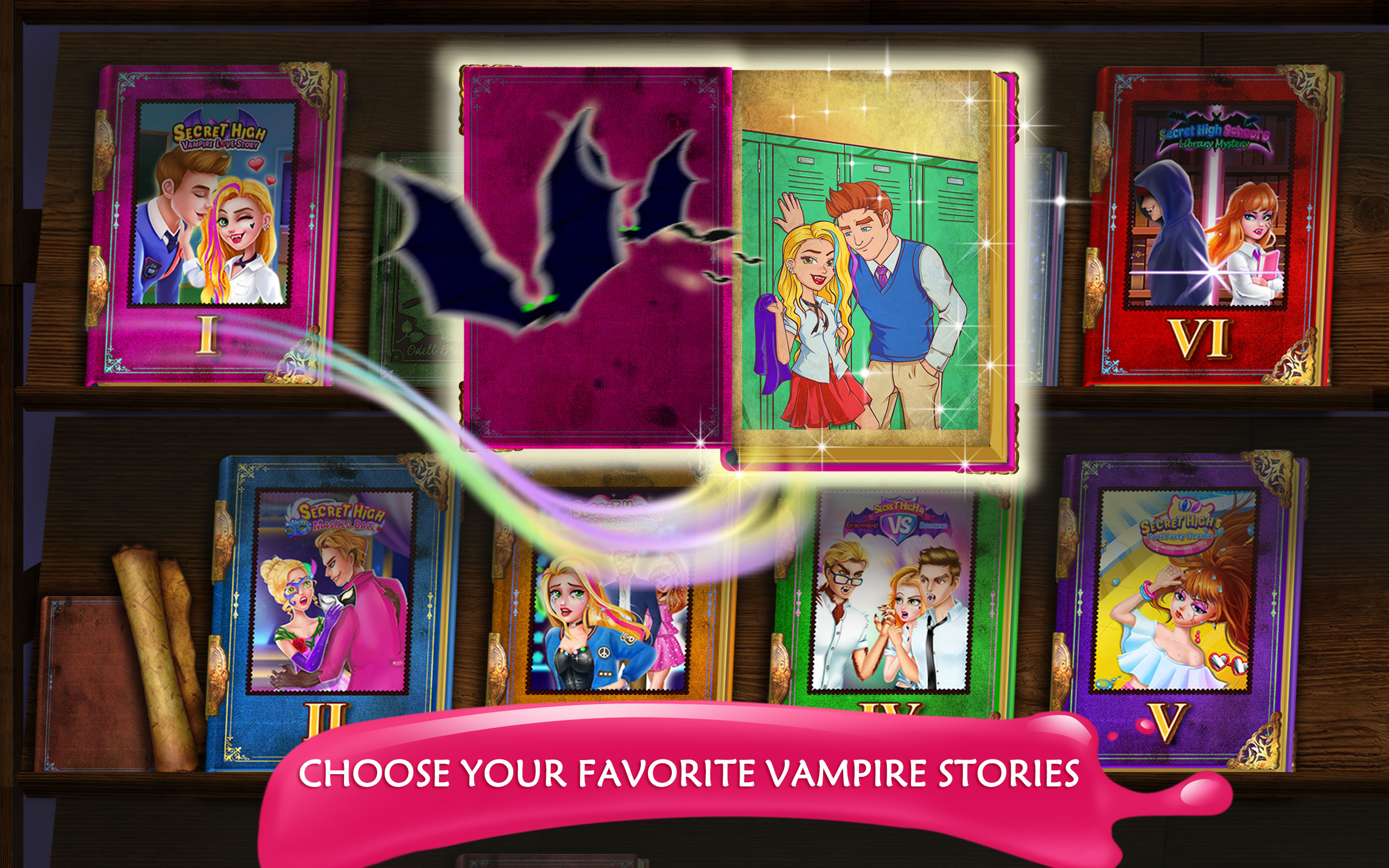 Secret High School Season 1: Vampire Love Story: Amazon.co.uk: Appstore ...
