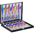 Velaze 24-Piece Flatware Set, Stainless Steel With Colorful Plated ...