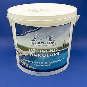 OXYGEN GRANULAR FOR POOL - SURCHLOR 5 KG : Amazon.co.uk: Garden & Outdoors
