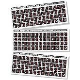 Advita Hindi Keyboard Self-Adhesive Sticker, English Hindi Typing ...