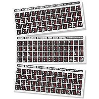 Advita Hindi Keyboard Self-Adhesive Sticker, English Hindi Typing ...