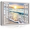 Amazon.de: murando - Bilder Strand Meer 200x100 cm Vlies Leinwandbild 5 tlg Kunstdruck modern ...