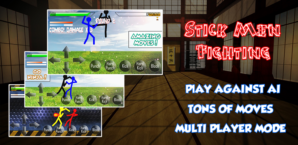Stick Men Fighting - Ultimate Multiplayer / Singleplayer Martial Arts ...