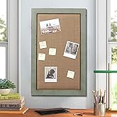 Sintosin Farmhouse Green Cork Notice Boards for Wall, 30 x 40 cm Cute ...