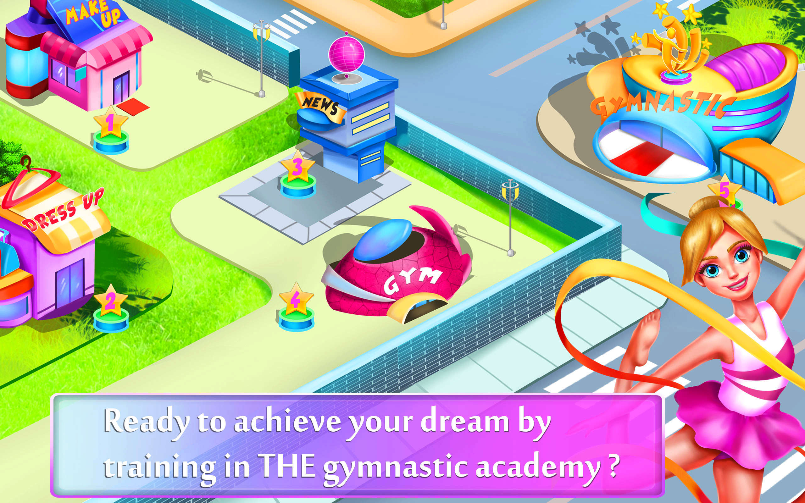 Gymnastics Superstar 2 - Cheerleader Dancing Game : Amazon.it: App e Giochi