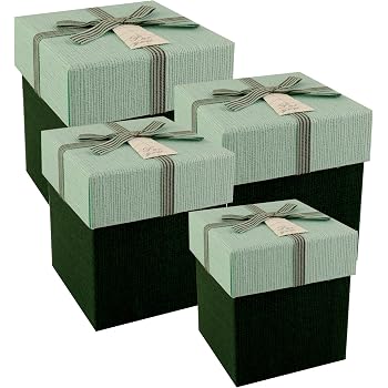 Cheerlife Quadratische Geschenkbox Geschenkkarton Geschenkschachteln ...