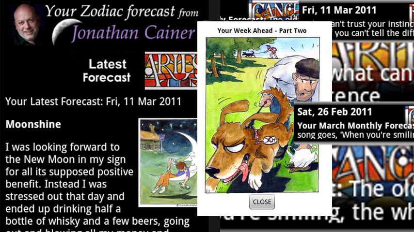 Jonathan Cainer Horoscopes: Amazon.co.uk: Appstore for Android