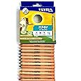 a2bsales Set Of 12 Lyra Ferby Chunky Coloured Pencils - Triangular 12cm ...