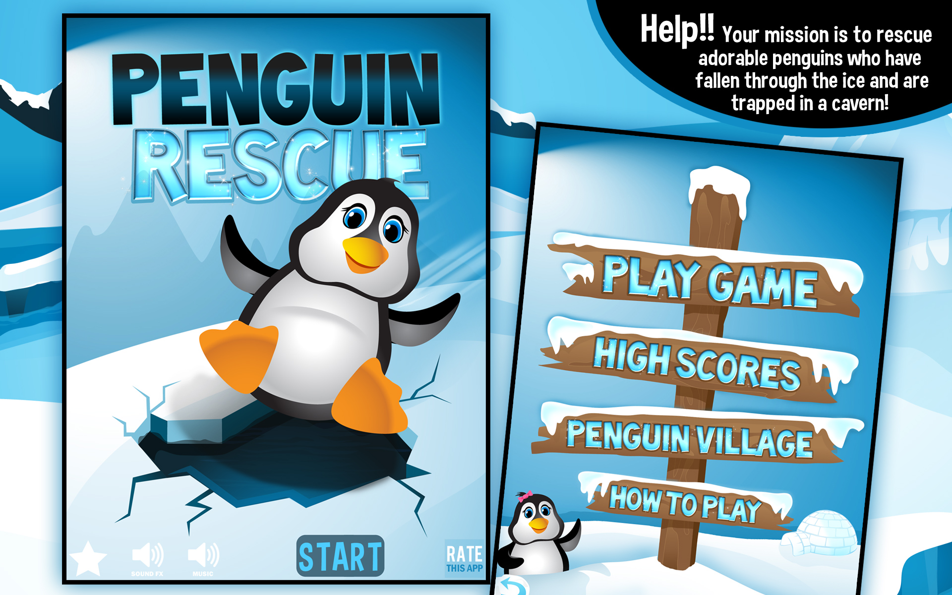 Learning Gems - Penguin Rescue : Amazon.co.uk: Apps & Games