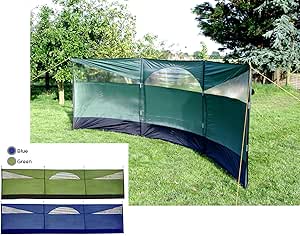 Summit 5m Green Windbreak Screen Compact Light Weight: Amazon.co.uk ...
