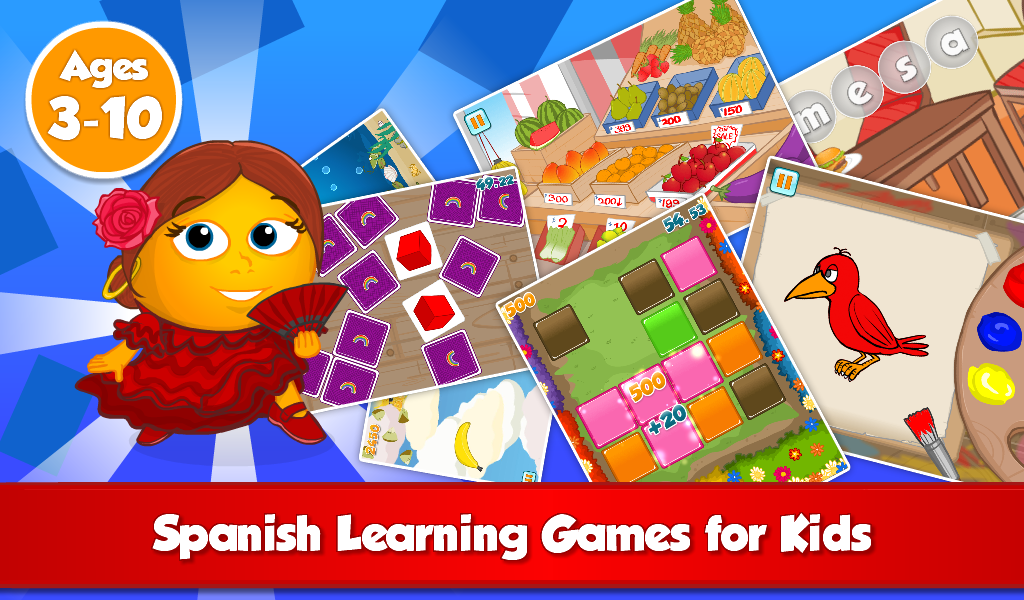 Fun Spanish Language Learning Games For Kids Ages 3 10 Young Children