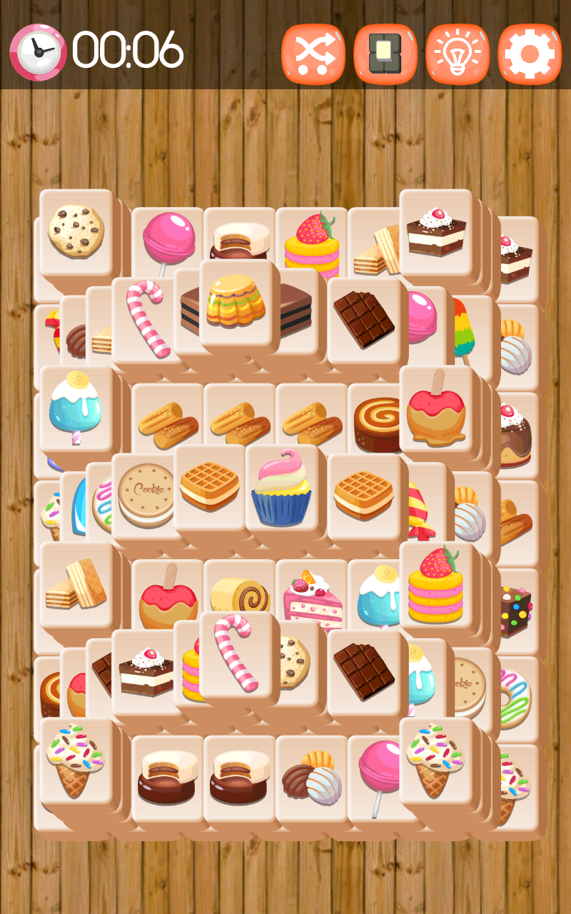 Mahjong Cookie & Candy - colorful mahjongg solitaire game with many ...