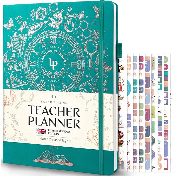 Undated Planner Teacher Plan Book: Lesson Planner For Teacher - 52 ...