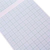 A4 Math Pad Graph Paper - 2/10/20mm Square Grid - 80 Page School/Office ...