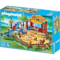 Playmobil - 4851 - Jeu de construction - Parc animalier avec famille ...