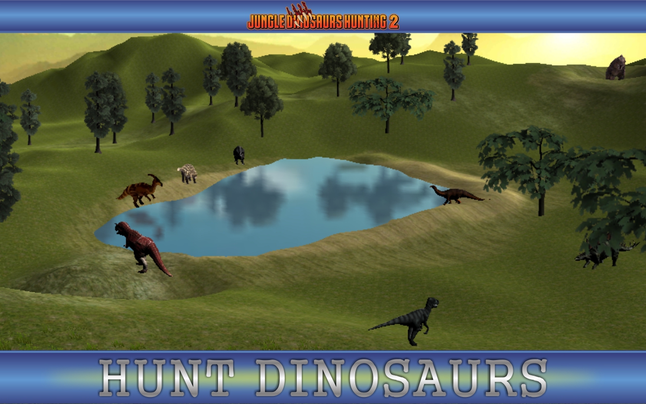 Jungle Dino Hunter 2 - Dinosaurs Hunting Game: Amazon.co.uk: Appstore ...