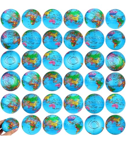 Earth Globe Stress Ball Earth Stress Ball
