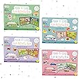 Set of 4 Hook n Loop Fun Activity Box | Velcro Books | Montessori ...