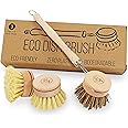 Eco Washing Up Brushes Set - Eco Friendly Cleaning Products - Low-Waste ...