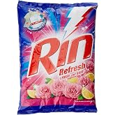 RIN Detergent Powder 4 Kg, Fresh, fragrance free, 1 Count : Amazon.in ...