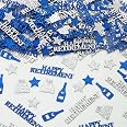 kreat4joy 200pcs Happy Retirement Confetti, Navy Blue & Silver ...