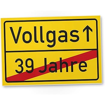 DankeDir! 40. Geburtstag Geschenk, Kunststoff Schild (20 x 20 cm ...