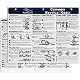 NautiCards Nautical Knots Quick Reference Chart - Guide to 21 Sailing ...