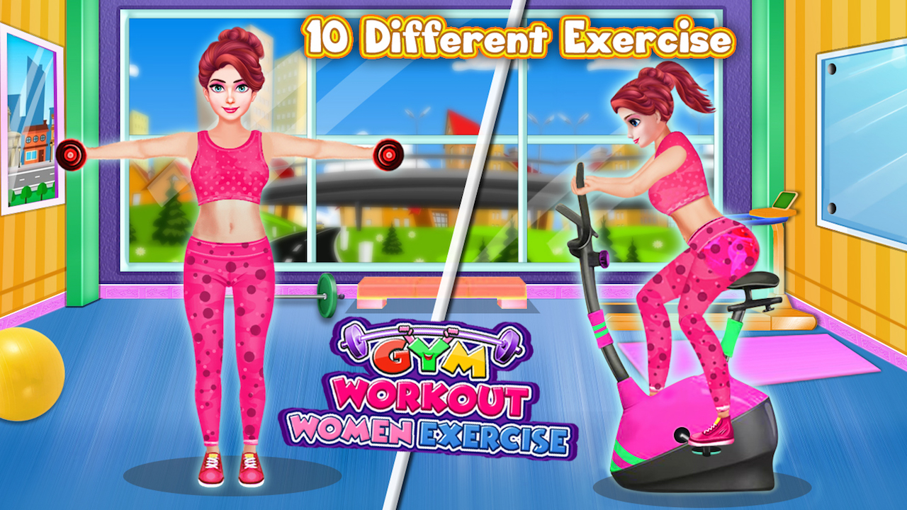 Gym Workout - Women Exercise Game : Amazon.de: Apps & Spiele