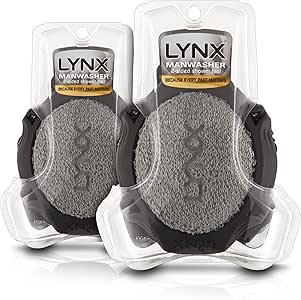 Lynx Manwasher, Shower Sponge, Loofahs Bath Shower Scrub Exfoliating ...