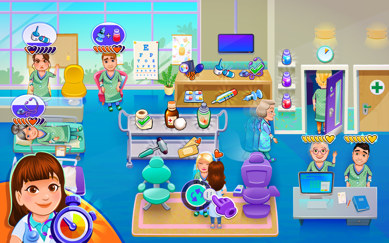 My Hospital: Doctor Game (Mon hôpital : jeu de docteur) : Amazon.fr ...