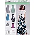 Simplicity Sewing Pattern 1069: Misses' Wide Leg Pants or Shorts ...