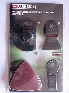 Parkside PMFWZ 3 A1 Universal Multi Tool Accessory Set (23 Pieces ...