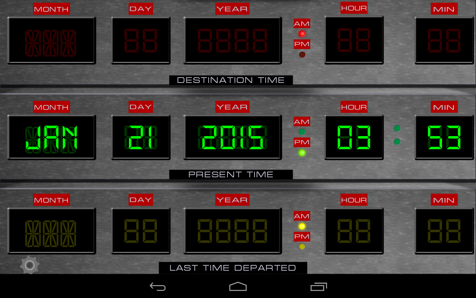 Time Circuits Dashboard Clock: Amazon.co.uk: Appstore for Android