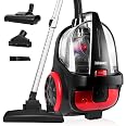 Duronic Bagless Cylinder Vacuum Cleaner VC5010, Cyclonic Carpet and ...