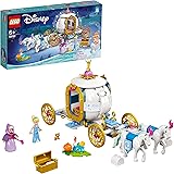 LEGO 43173 Disney Princess Aurora's Royal Carriage Playset, Sleeping ...