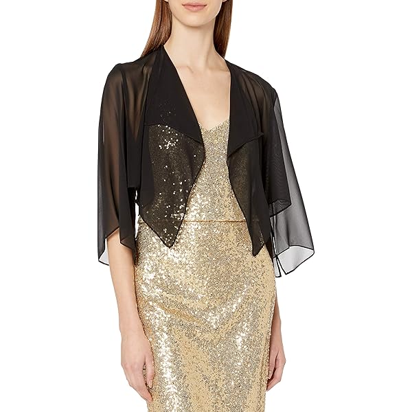 Silk Formal Bolero Jacket FIRST Lady/ Antique Gold Color/