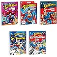 Superman Copy Colouring and Activity Books Pack with Stickers for Kids ...