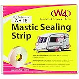 White Mastic Sealing Strip 2.5mm x 19mm x 5 Mtr : Amazon.co.uk: DIY & Tools
