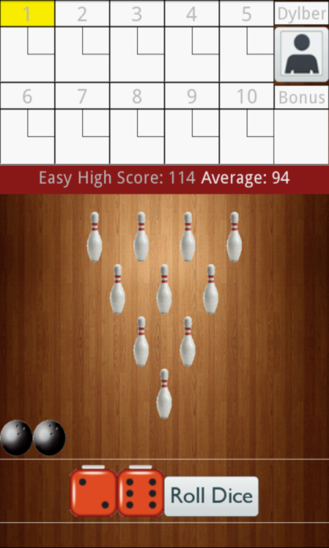 Ten Pin Poker (Bowling) Dice Game : Amazon.co.uk: Apps & Games