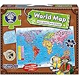 Orchard Toys World Map Jigsaw Puzzle and Poster, Educational 150-piece ...