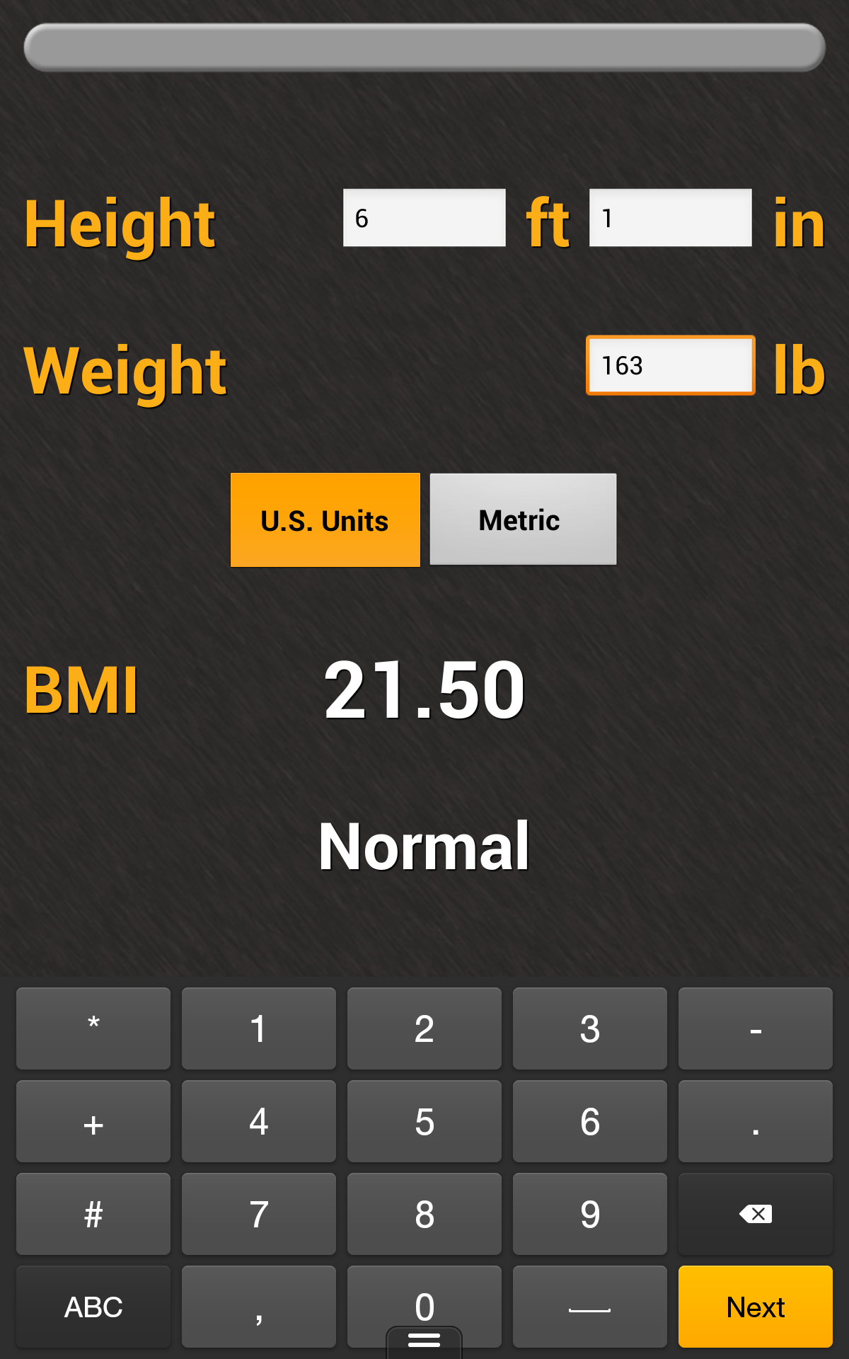 BMI Calculator: Amazon.de: Apps für Android