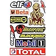 Sponsor Racing Decal Sticker Tuning Racing Sheet Size: 27 x 18 cm for ...