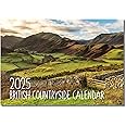 2025 A4 British Countryside Calendar. One Month to View. A3 when open ...